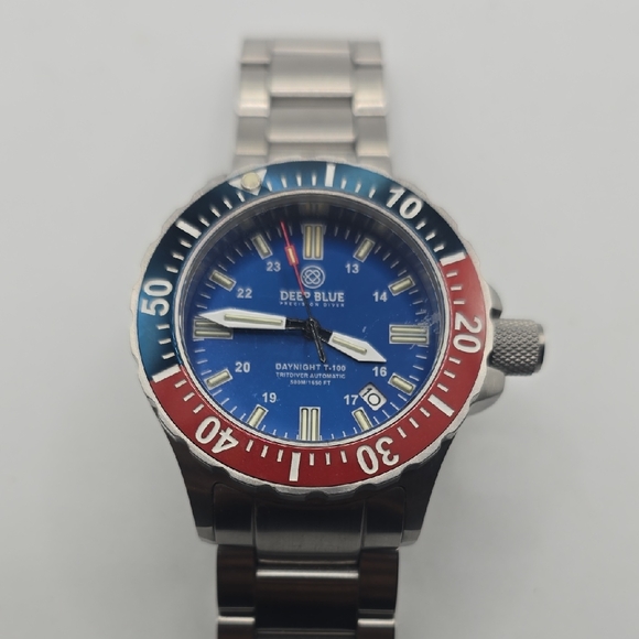 Deep Blue | Accessories | Deep Blue Daynight T 0 Trit Diver Automatic ...